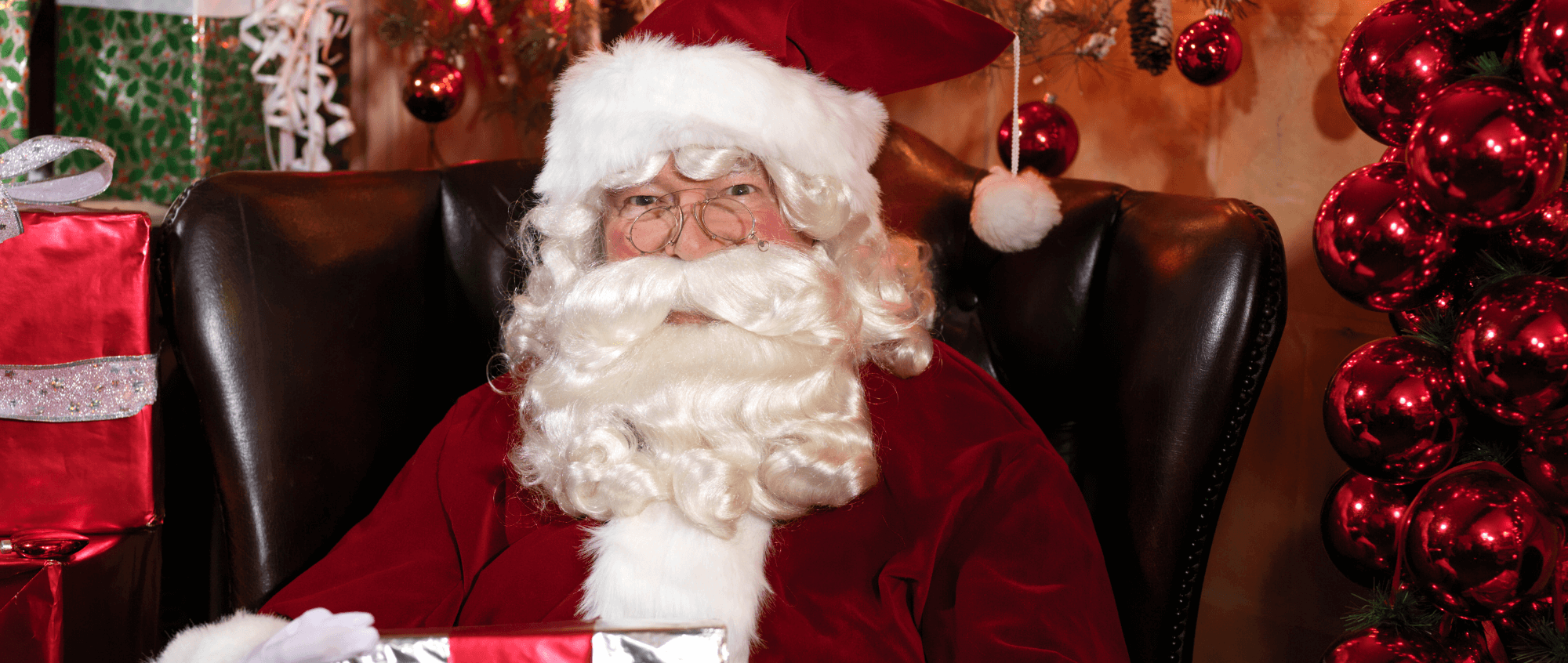 Father Christmas in the Great Hall - Ordsall Hall